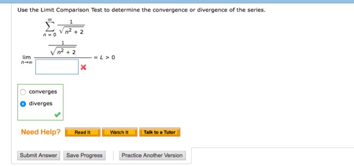 Solved Use the Direct Comparison Test to determine the | Chegg.com