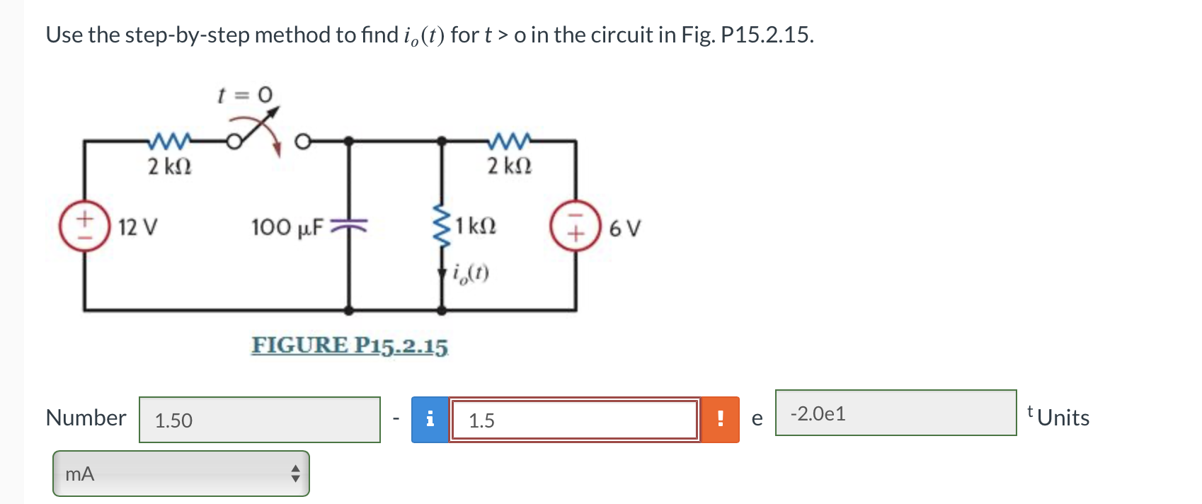 Solved Use the step-by-step method to find i_(o)(t) ﻿for t>0 | Chegg.com