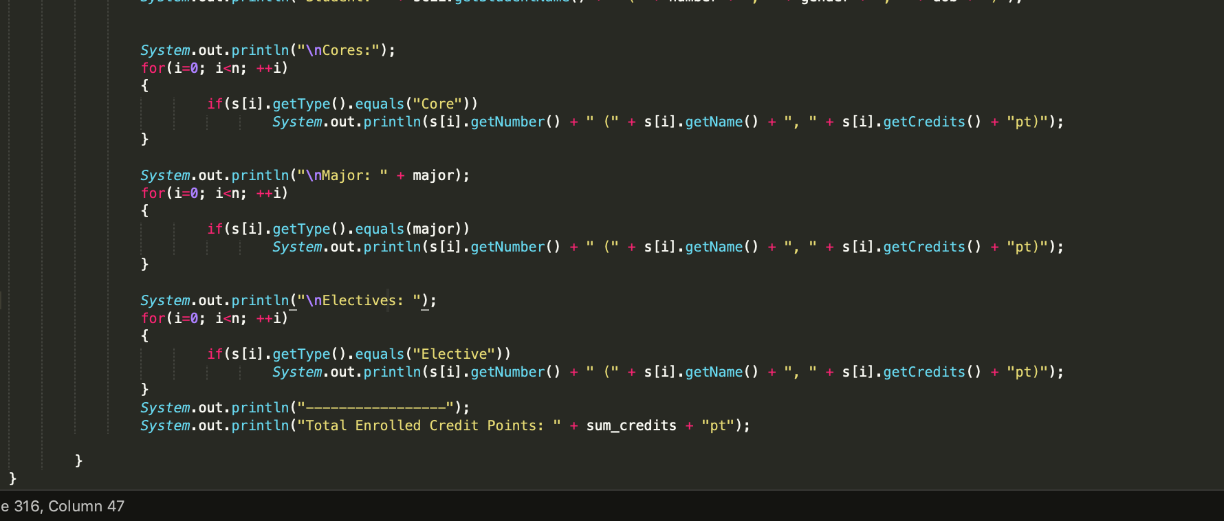 Enrolmentjava X Inport Javatextparseexception