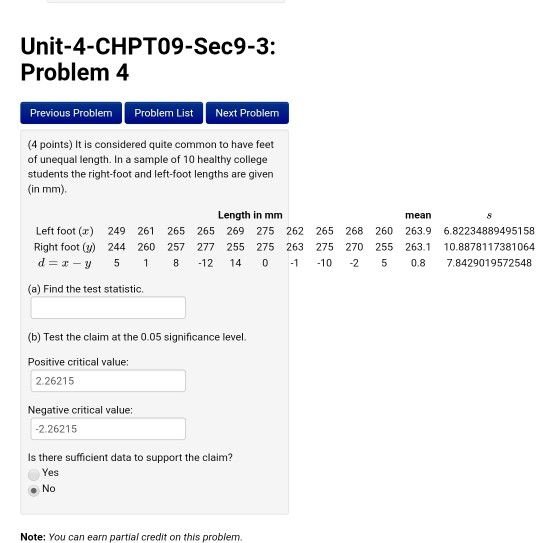 Solved Unit-4-CHPT09-Sec9-3: Problem 4 Previous Problem | Chegg.com