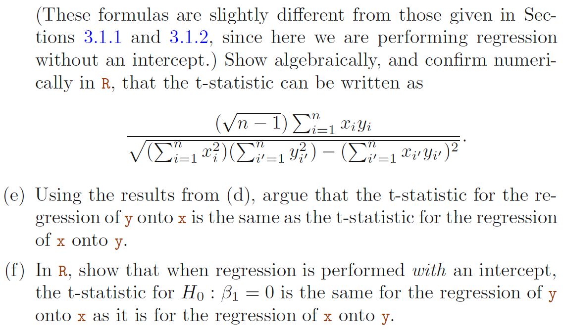Solved In this problem we will investigate the t-statistic | Chegg.com