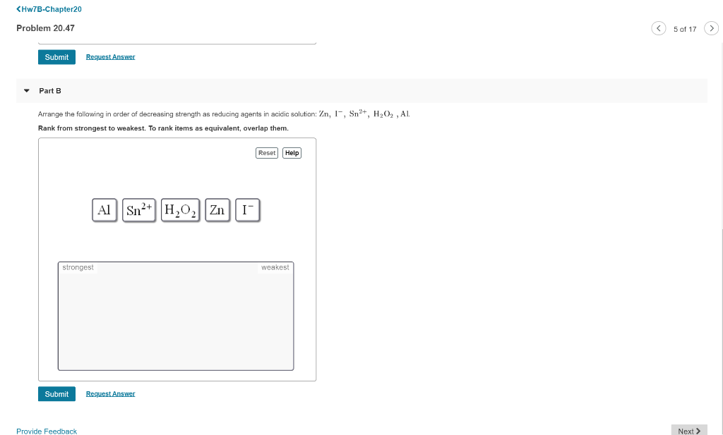 Solved Hw7B-Chapter20 Problem 20.47 5 of 17 Submit Request | Chegg.com