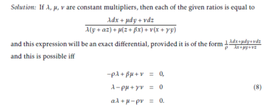 Solution: If λ,μ,v are constant multipliers, then | Chegg.com