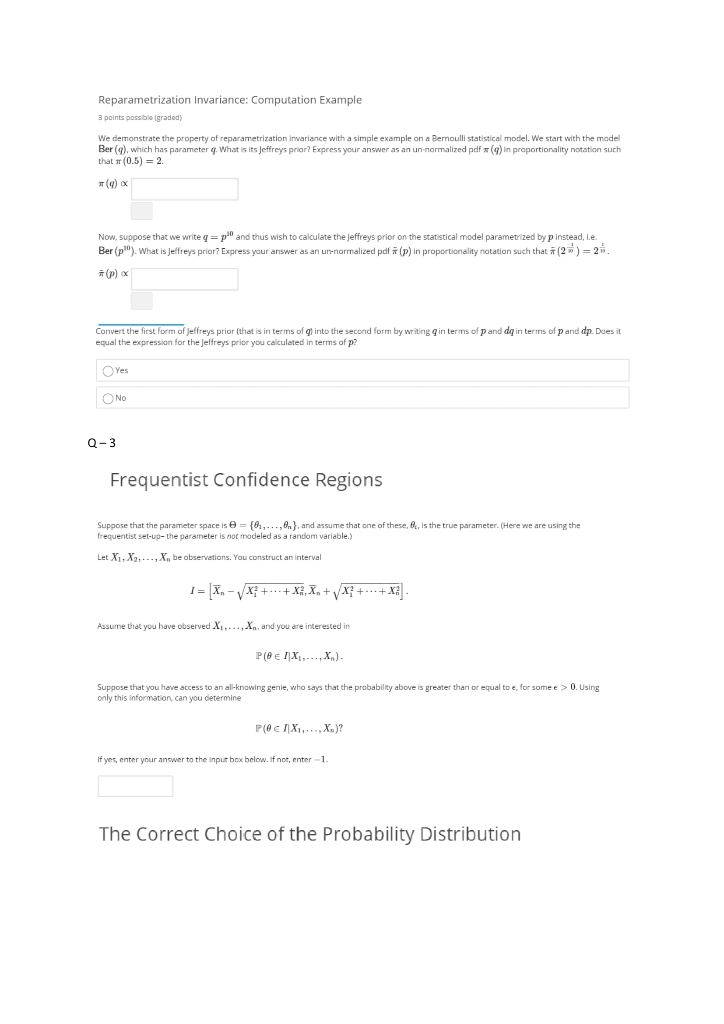 Solved Reparametrization Invariance: Computation Example 3 | Chegg.com