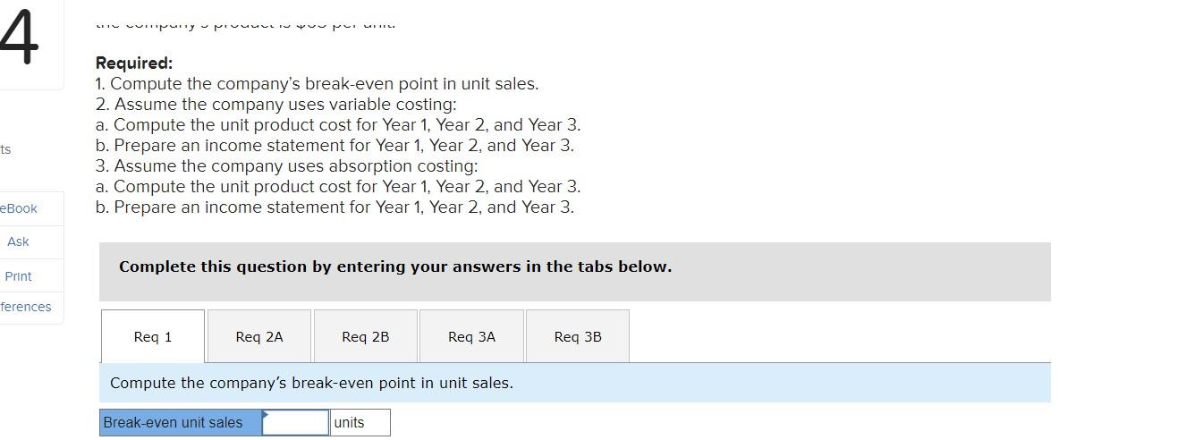 Solved Problem 7-18 Variable and Absorption Costing Unit | Chegg.com