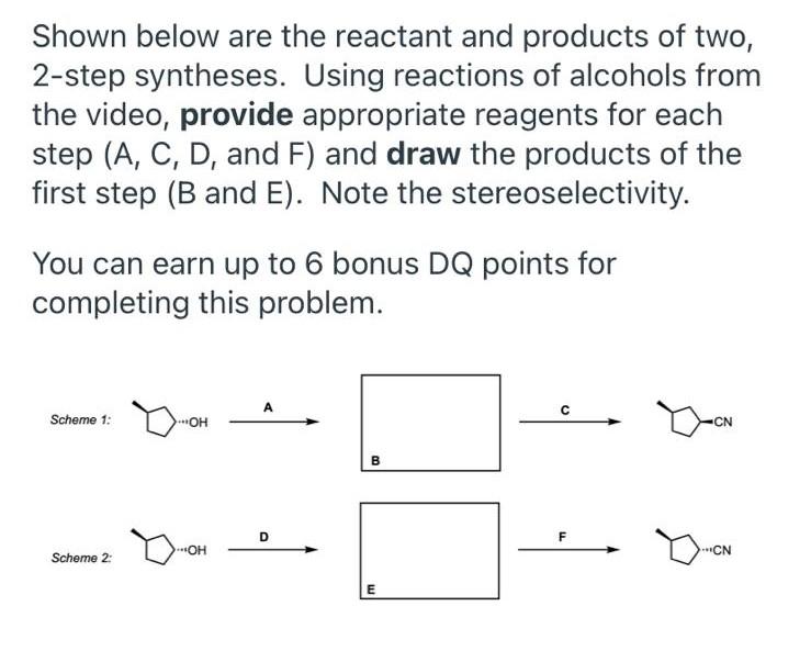 Solved Shown below are the reactant and products of two, | Chegg.com
