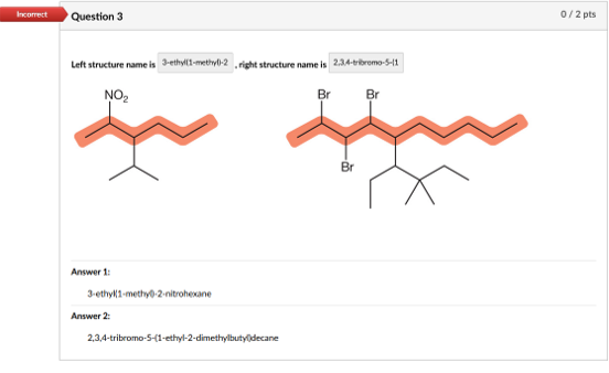 Solved Partial Question 2 1/2 pts Left structure name is | Chegg.com
