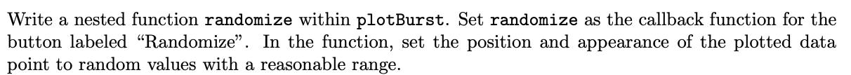 Solved Write A Nested Function Randomize Within Plotburst 1114