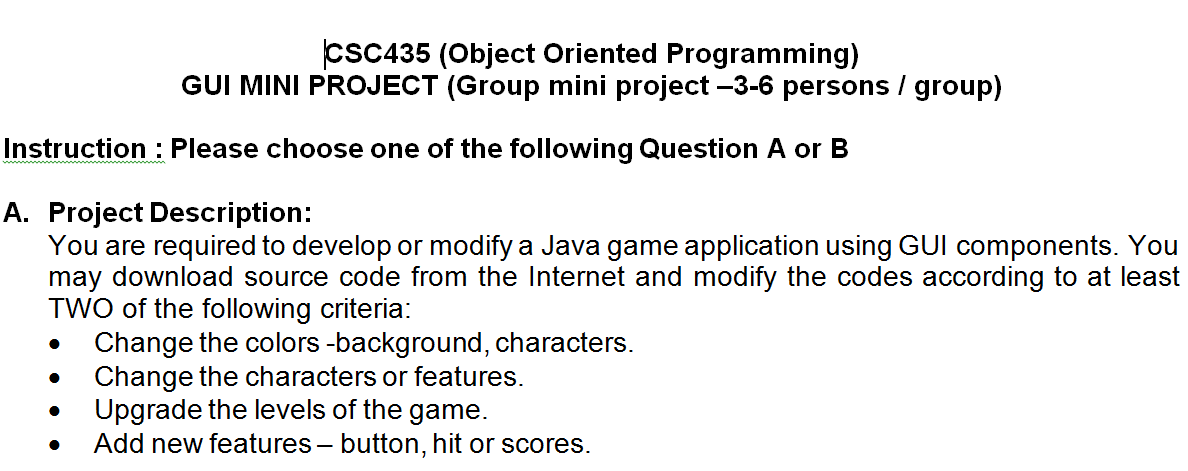 Solved Instruction : Please choose one of the following | Chegg.com