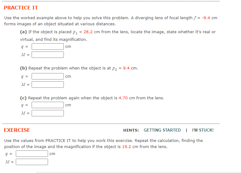 Solved EXAMPLE 23.8 The Case of a Diverging Lens GOAL | Chegg.com