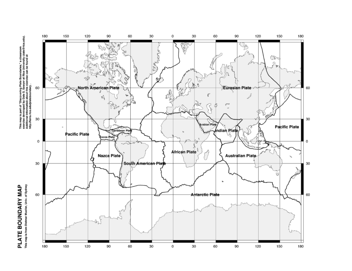 Solved B. Distribution of Volcanoes Procedure x Examine the | Chegg.com