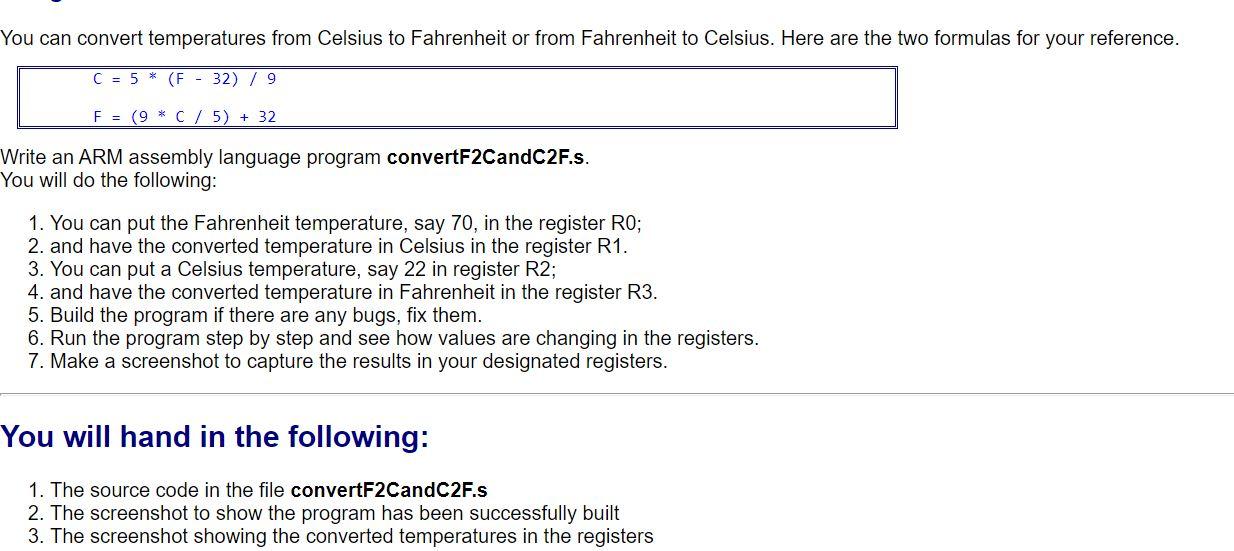 Solved You can convert temperatures from Celsius to | Chegg.com
