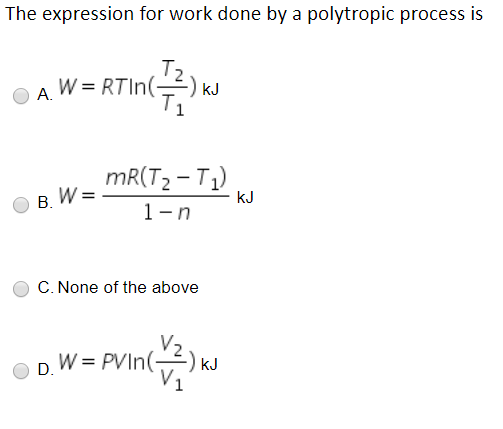 Polytropic Process Thermodynamics: What Are Some Examples Of The