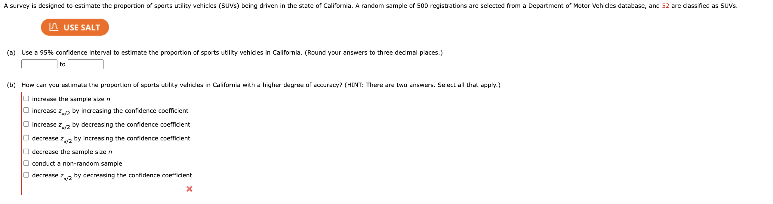 Solved Decrease The Sample Size N 3168
