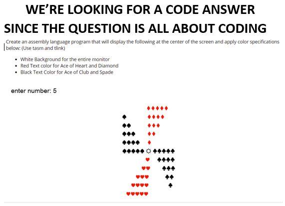 Solved WE'RE LOOKING FOR A CODE ANSWER A SINCE THE QUESTION | Chegg.com