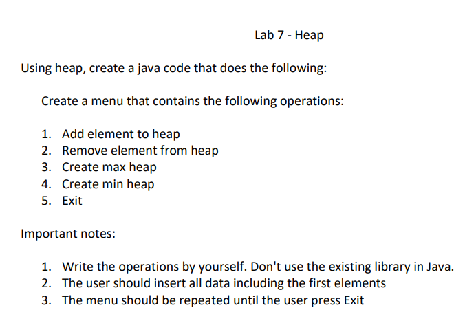 Solved import java.util.Arrays; public class IntegerMaxHeap | Chegg.com