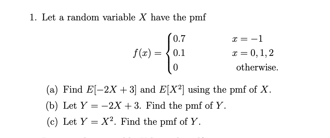 Solved Let a random variable x ﻿have the | Chegg.com