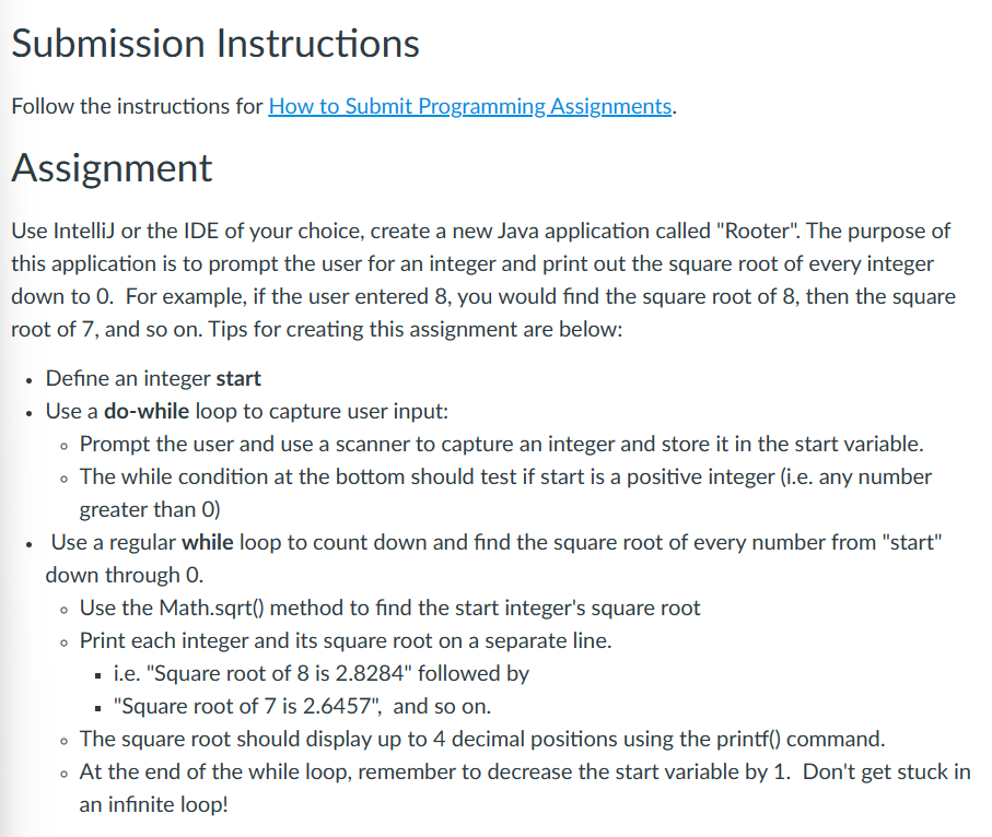 Solved Use IntelliJ or the IDE of your choice, create a new | Chegg.com