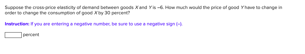Solved Suppose the cross-price elasticity of demand between | Chegg.com