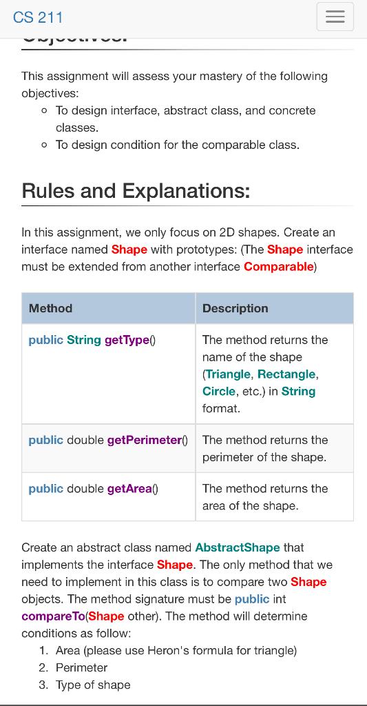 Solved In geometry, a shape can be defined as the form of an | Chegg.com