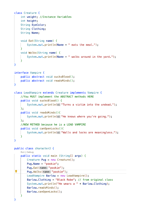 Solved In the time left in class, create a program that | Chegg.com