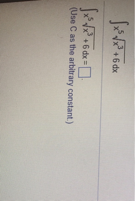 Solved (Use C as the arbitrary constant.) | Chegg.com