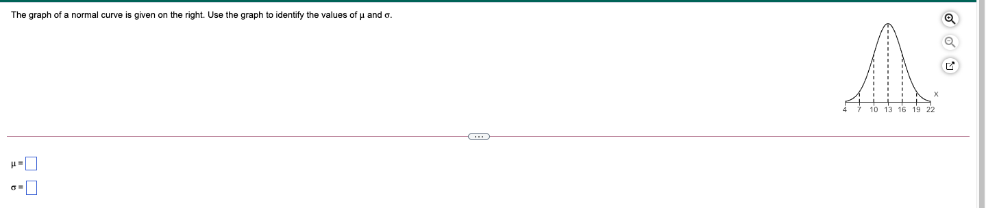 Solved The graph of a normal curve is given on the right. | Chegg.com
