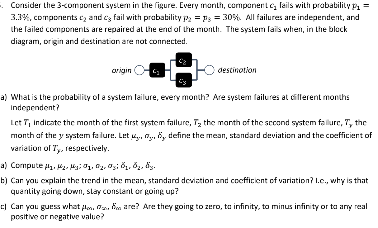Consider the 3-component system in the figure. Every | Chegg.com