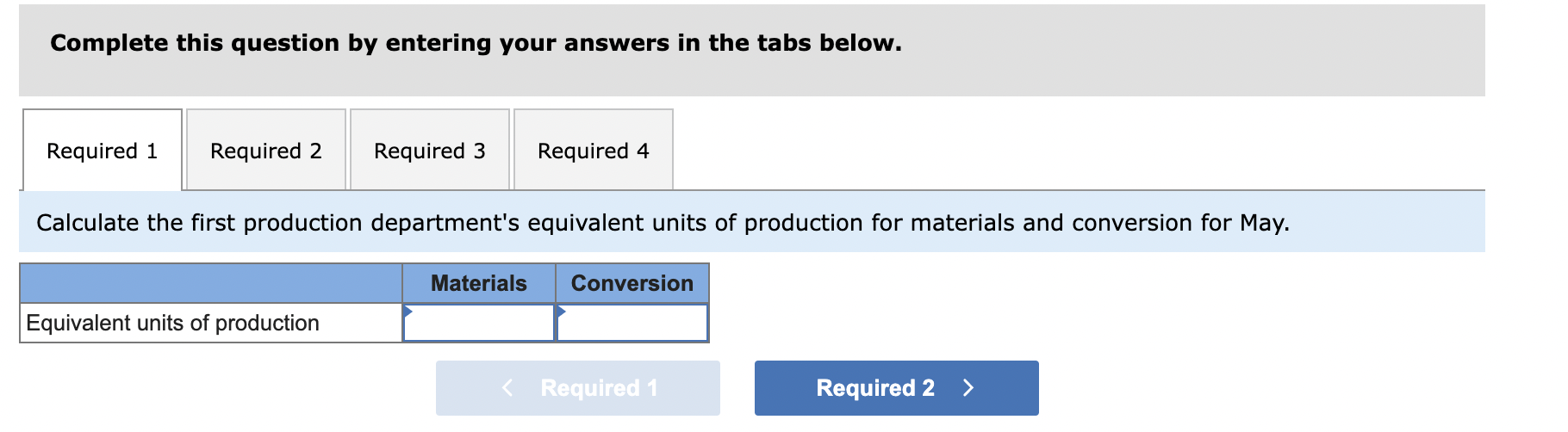 Solved Exercise 4-8 (Static) Equivalent Units; Cost per | Chegg.com