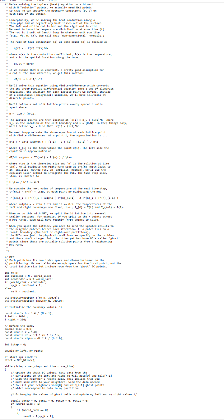 Solved Need Help with adjusting the code below to run for | Chegg.com