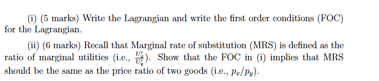 Solved Question 3. (40 marks) On constrained optimization | Chegg.com