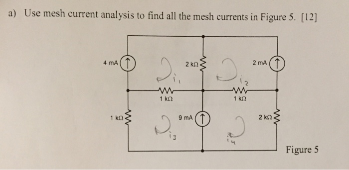 Solved Use mesh current analysis to find all the mesh | Chegg.com