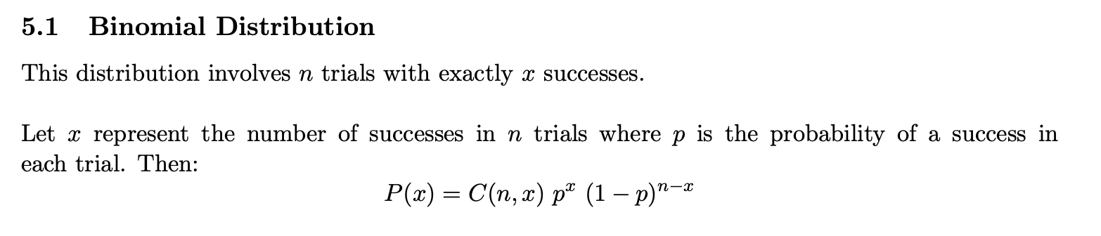 Solved Topic: Probability Distribution, Binomial | Chegg.com
