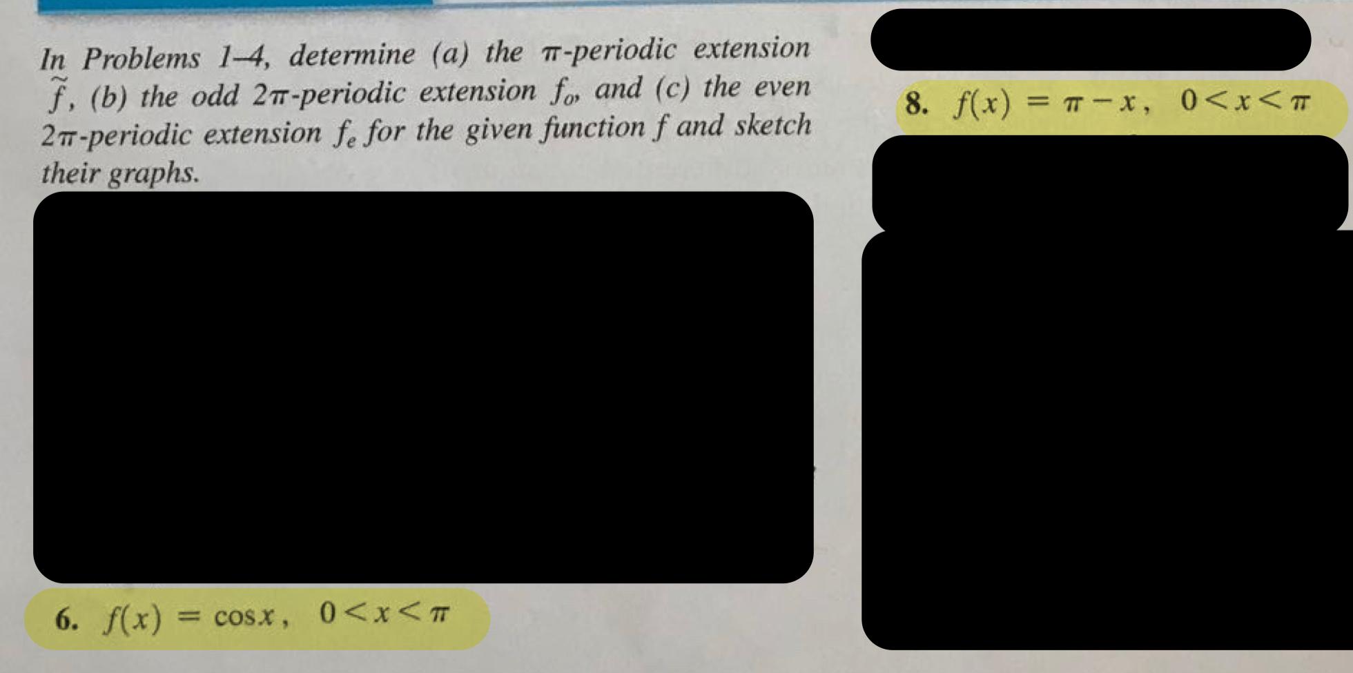 Solved In Problems 1-4, determine (a) the T-periodic | Chegg.com
