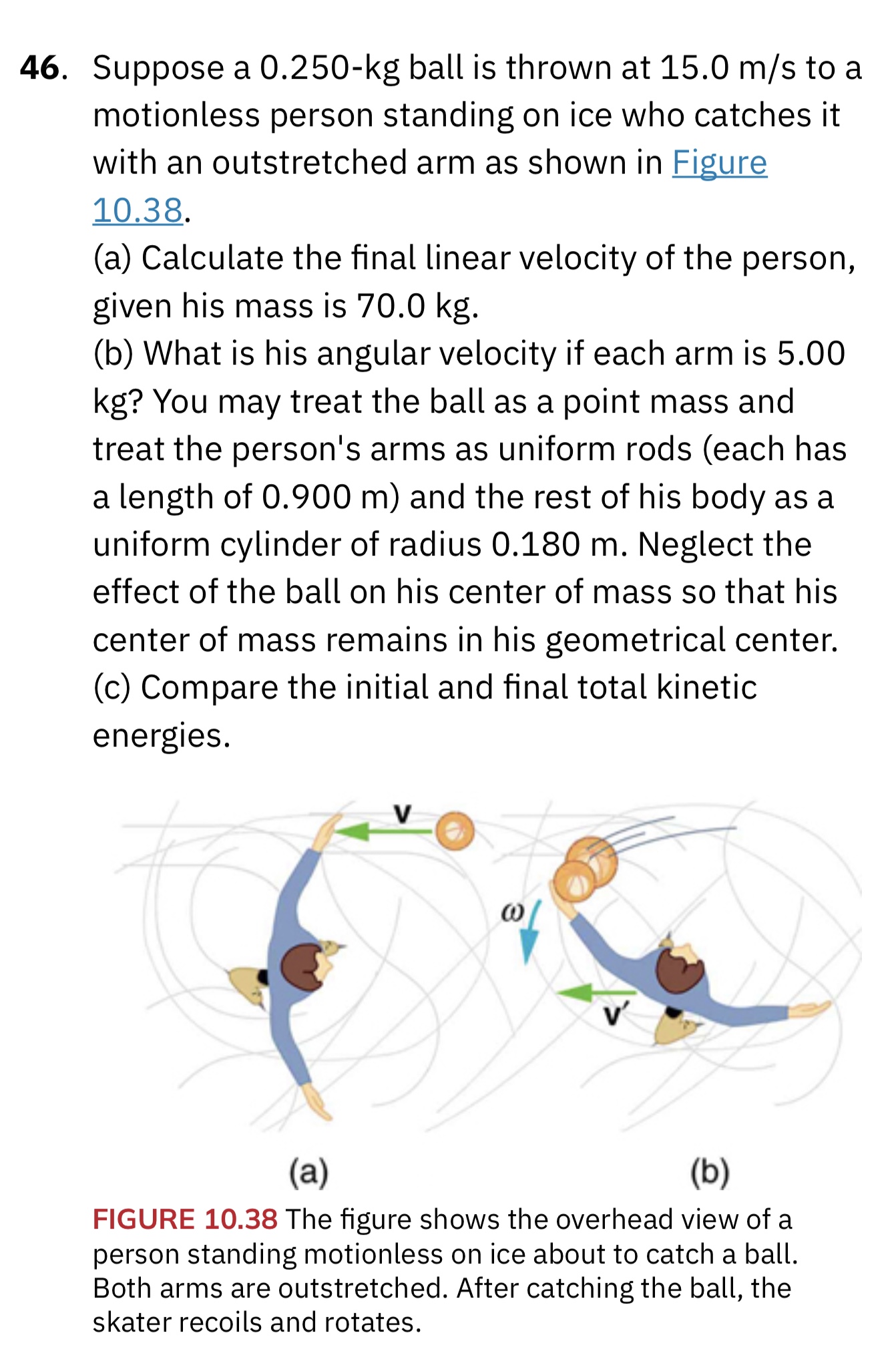 Solved Suppose a 0.250-kg ﻿ball is thrown at 15.0ms ﻿to | Chegg.com