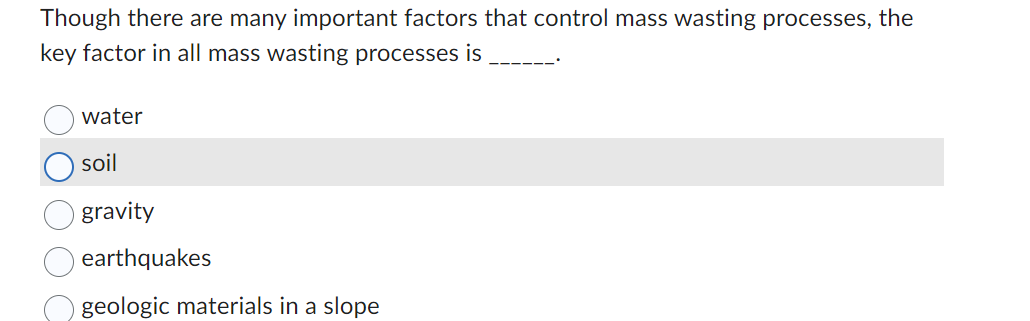 Solved Though there are many important factors that control | Chegg.com