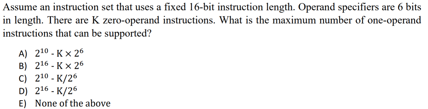 Solved Assume an instruction set that uses a fixed 16-bit | Chegg.com