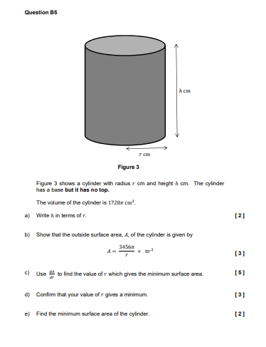 Solved Question B5Figure 3 ﻿shows a cylinder with radius rcm | Chegg.com