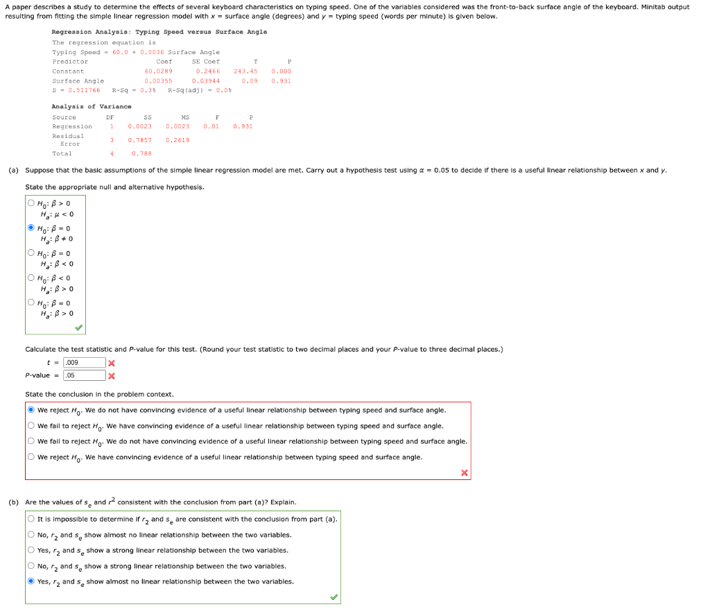 Solved A paper describes a study to determine the effects of | Chegg.com