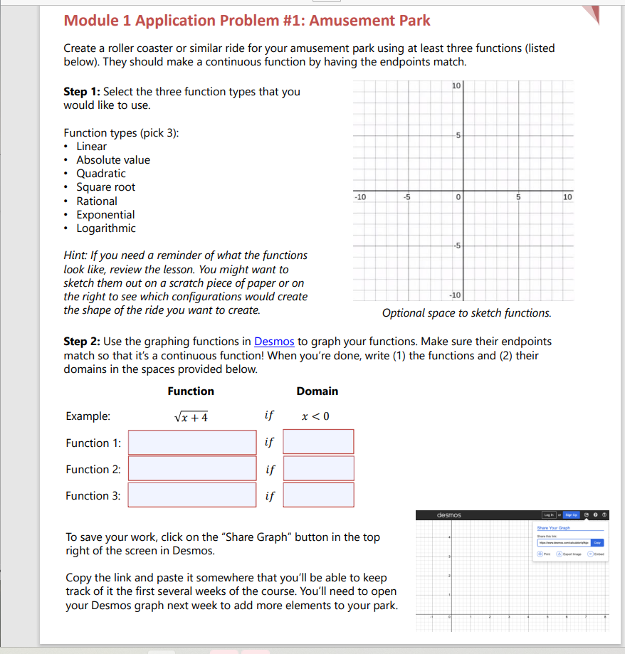 Add another element to your amusement park by adding | Chegg.com