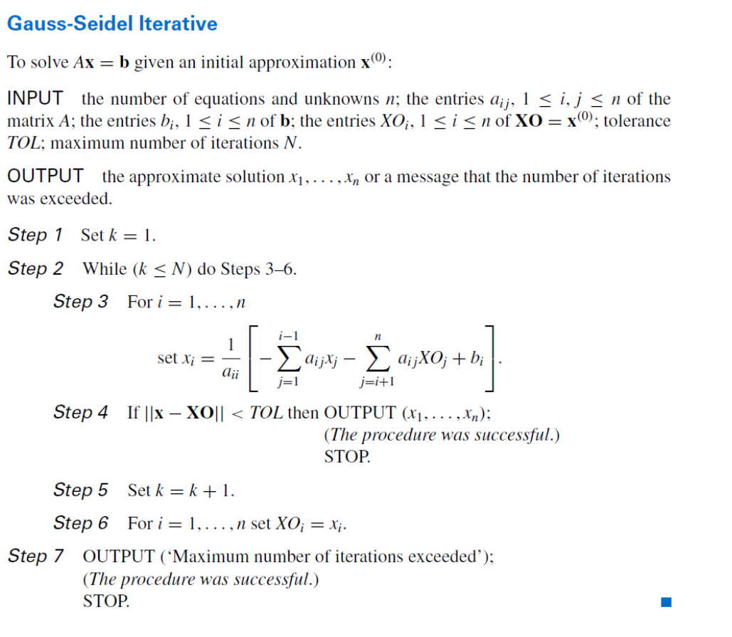 Solved According to the algorithm outline below, write a | Chegg.com
