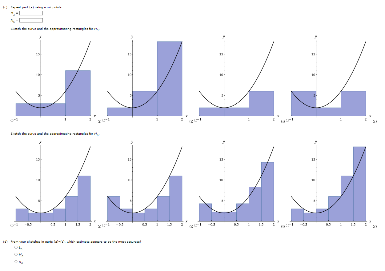 Solved Let f(x)=2+4x2 (a) Estimate the area under the graph | Chegg.com