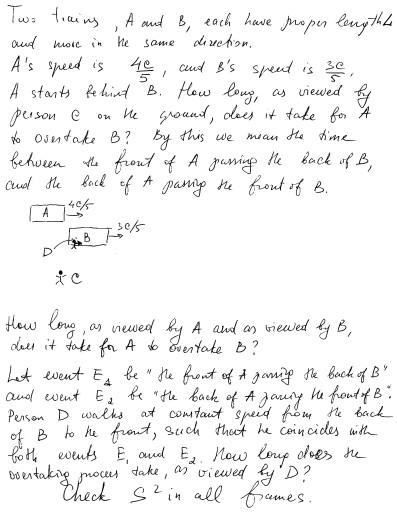 Solved > He use moic in Two trains A and B each have proper | Chegg.com