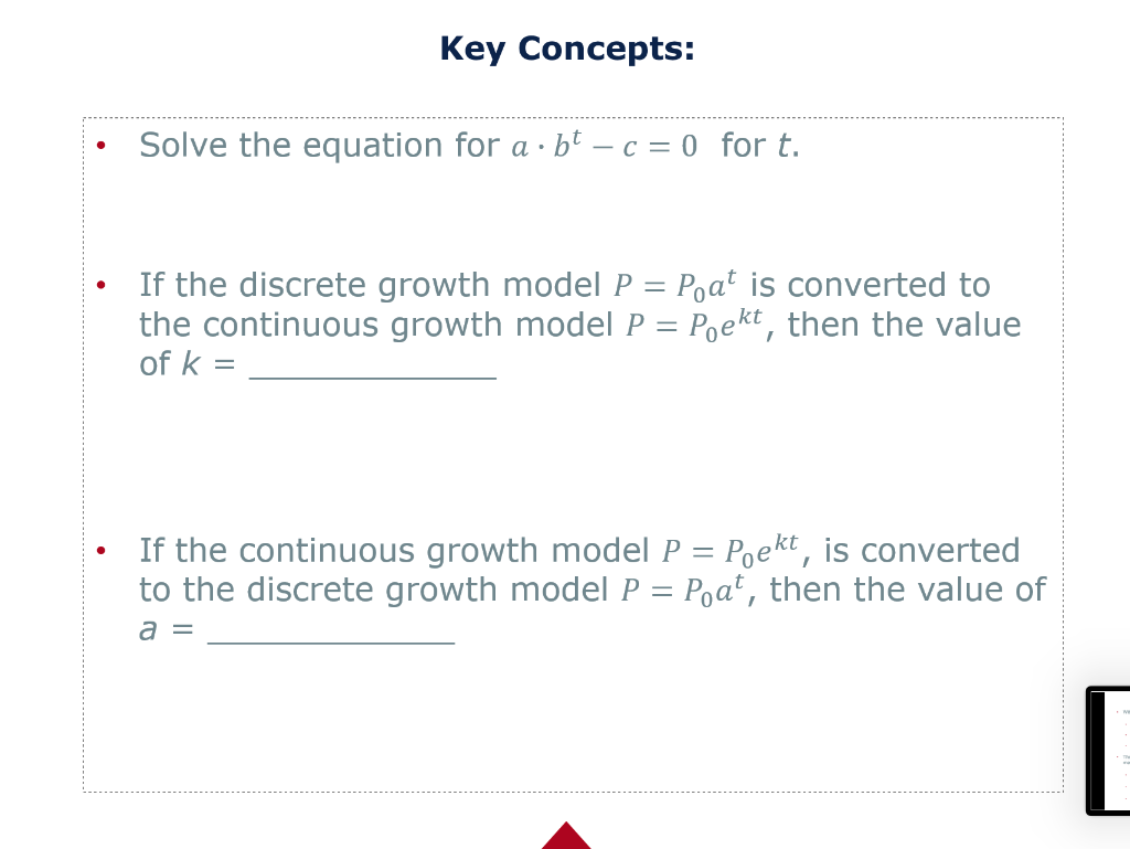 Solved - Solve the equation for a⋅bt−c=0 for t. - If the | Chegg.com