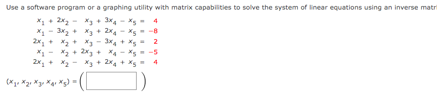 Solved = -8 Use a software program or a graphing utility | Chegg.com