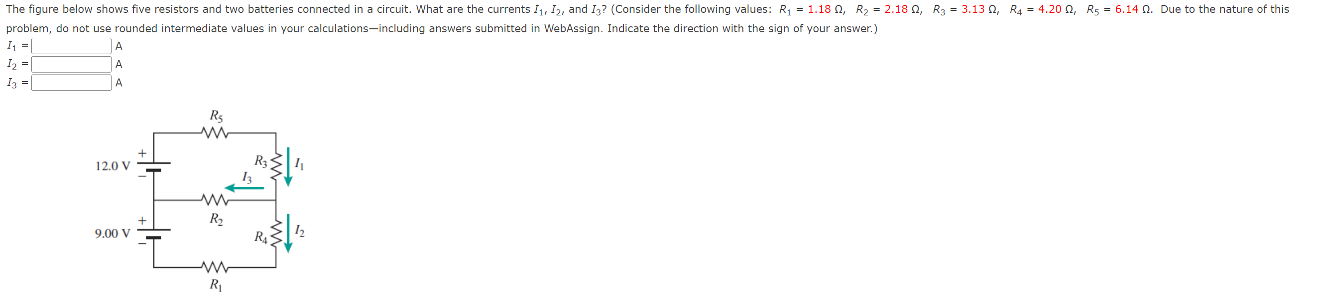 Solved problem, do not use rounded intermediate values in | Chegg.com