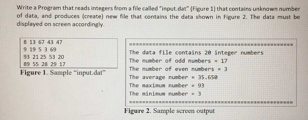 Solved In python write a Program that reads integers from a | Chegg.com