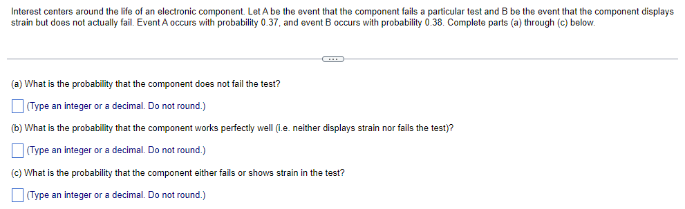 Solved Interest centers around the life of an electronic | Chegg.com