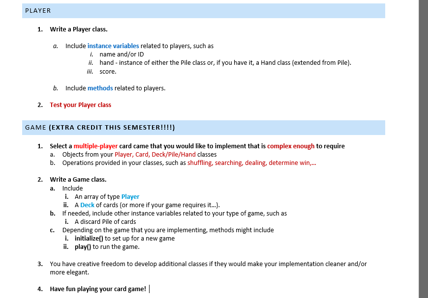 Solved CARD GAME (LINKING AND SEARCHING) DATA STRUCTURES | Chegg.com