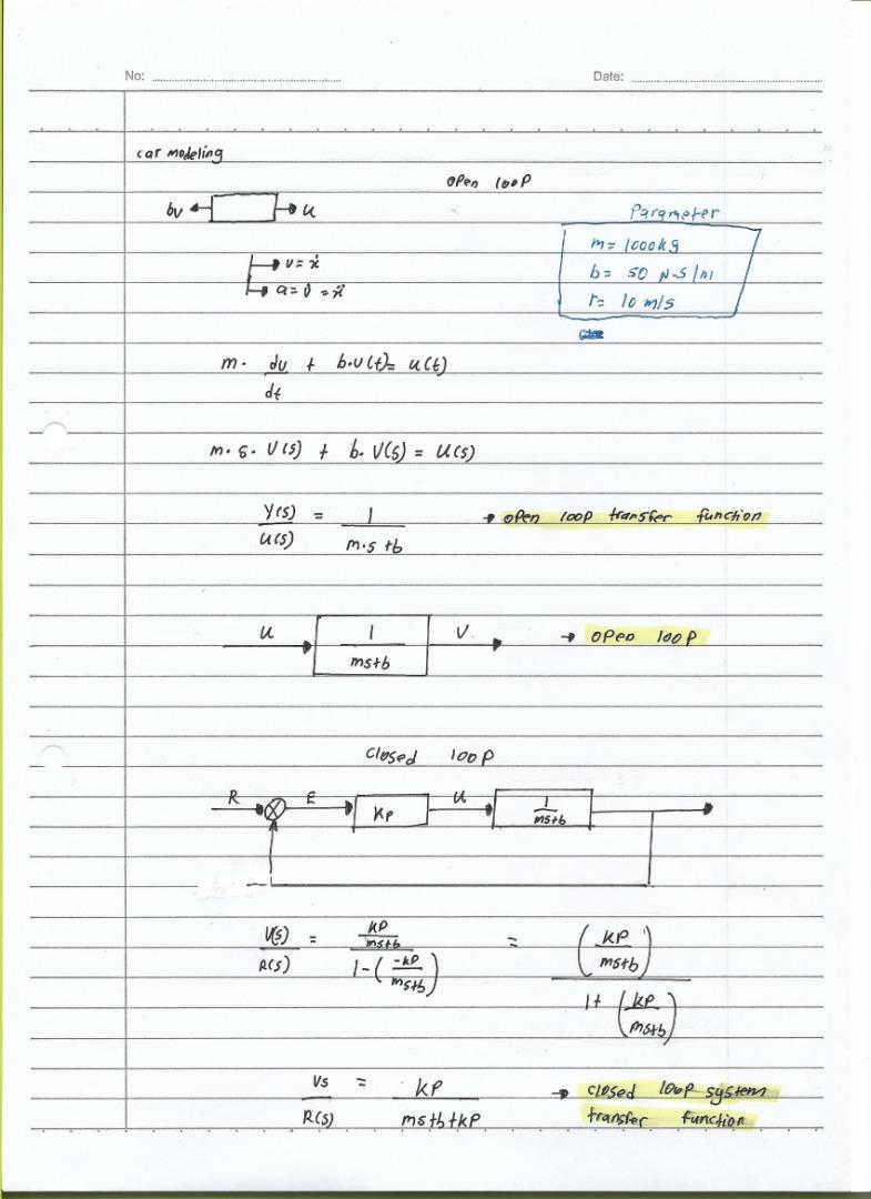 Automatic cruise control -Using MATLAB Simulink | Chegg.com